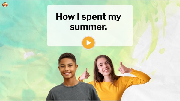 Summer vacation | Genially