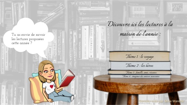 Lectures cursives 5ème | Genially