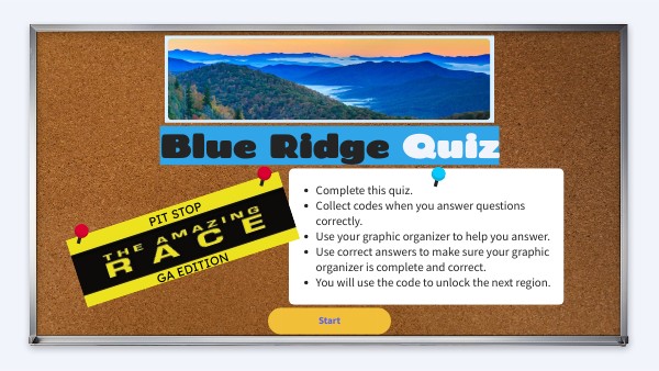 Blue Ridge Quiz | Genially