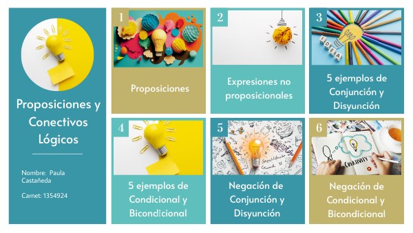 PROPOSICIONES Y CONECTIVOS LÓGICOS | Genially