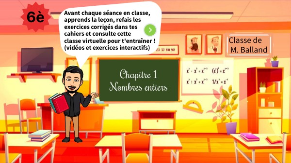 (6ème) Chapitre 1 - Nombres entiers | Genially