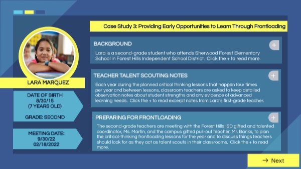 PTAL Module 2 - Case Study #3- Lara