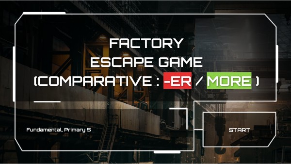 FACTORY ESCAPE GAME
