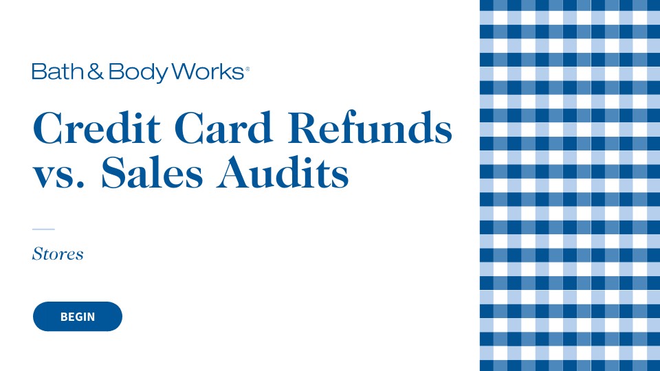 Stores - Credit Card Refunds vs. Sales Audits Inter