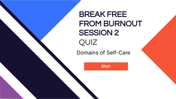 Intro to Self-Care Quiz
