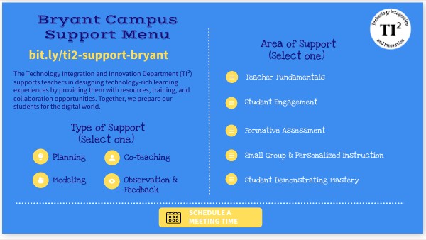 Bryant Campus Support Menu | Genially