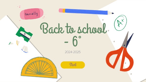 BAck to school | Genially