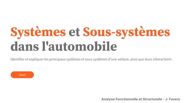 Cours systèmes et sous systèmes | Genially