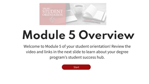 M5: Module 5 Overview