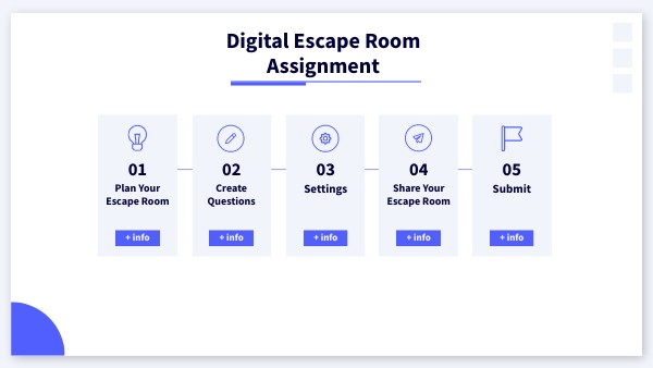 Digital Escape Room Assignment Directions | Genially