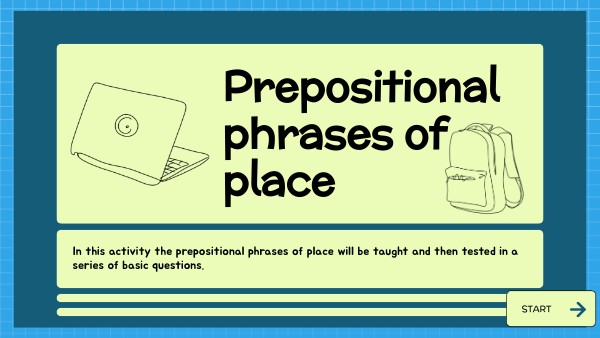 Prepositional phrases of place