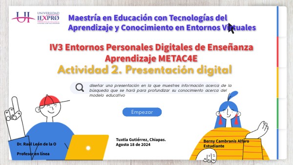 Presentación digital_Modelo M-learning | Genially
