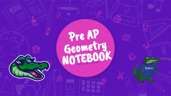 PAP Geometry SCHOOL NOTEBOOK | Genially
