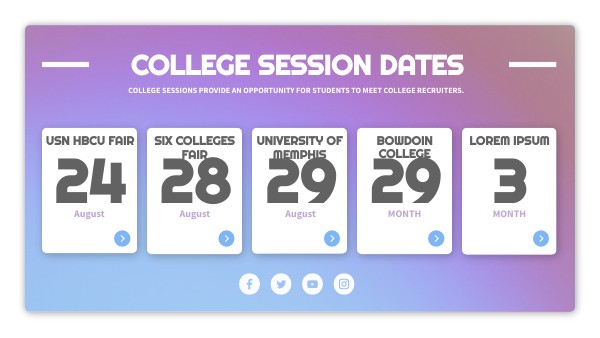 College Sessions | Genially