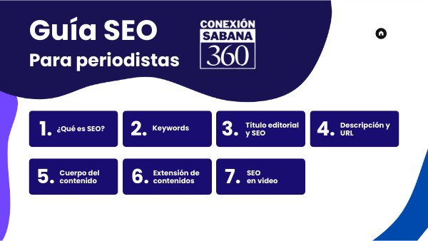 Guía SEO - Conexión Sabana 360 | Genially