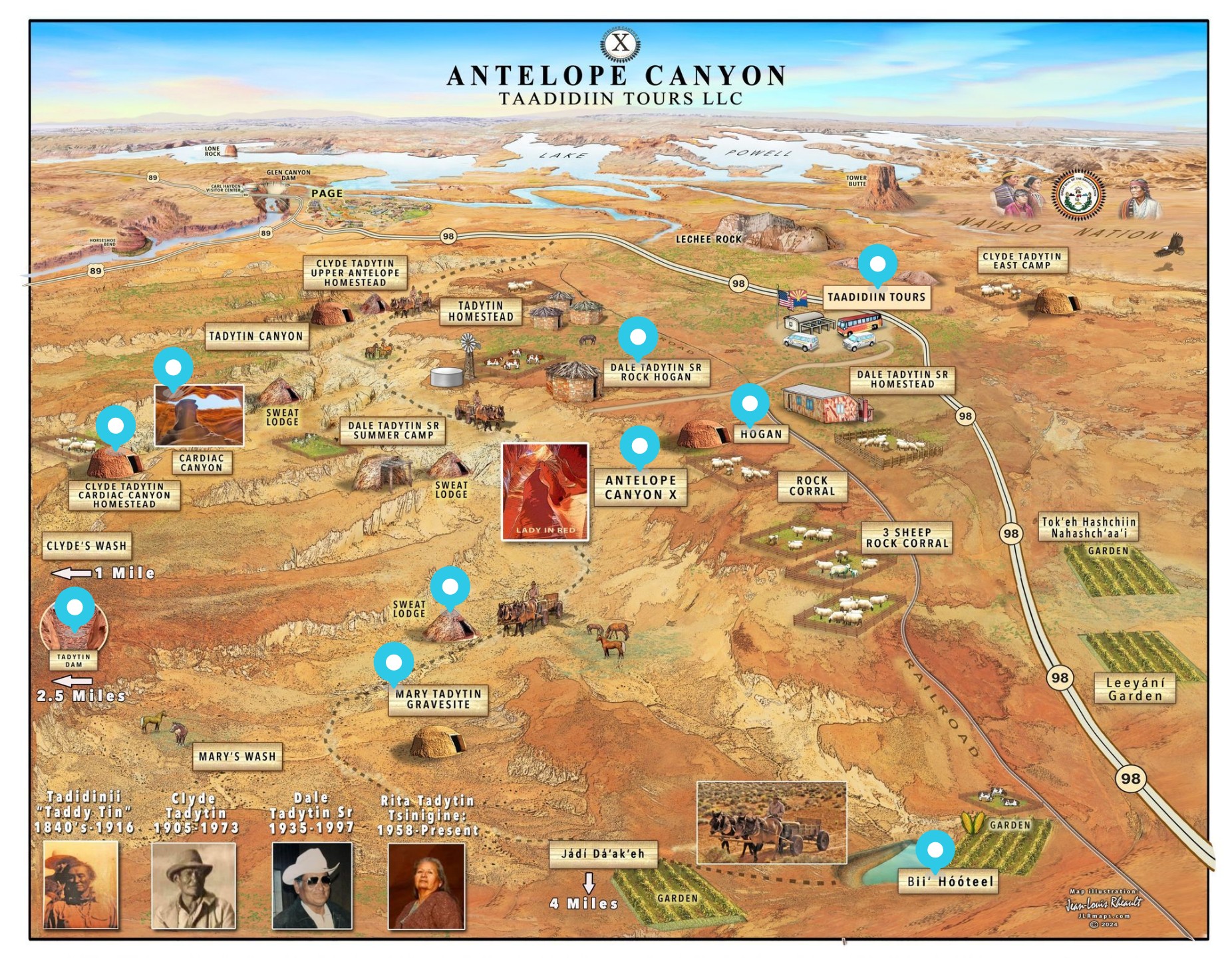 Antelope Canyon X Map