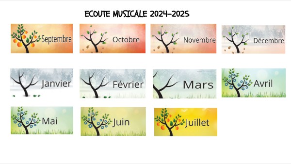 Rituels musiques 2024-2025 | Genially
