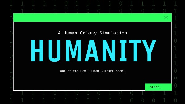 A Human Colony Simulation
