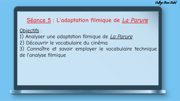 Séquence 1, séance 5 - Français 4ème