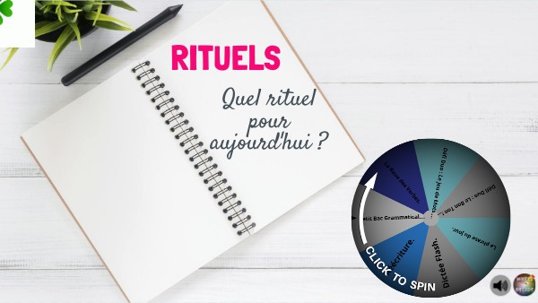 Choix du rituel de langue | Genially