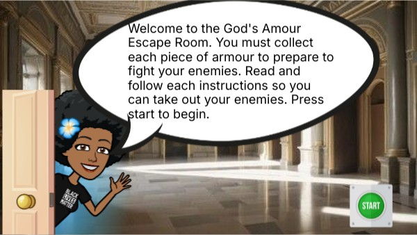 Amour of God Escape Room