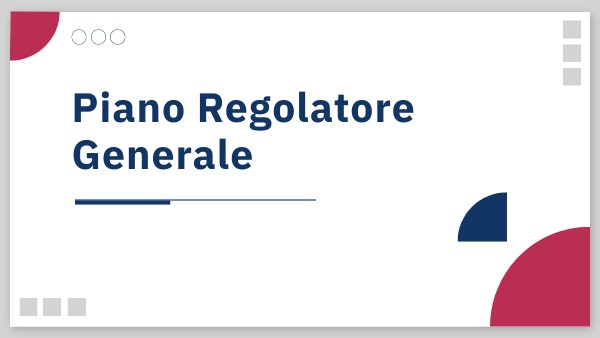 Presentazione P.R.G | Genially