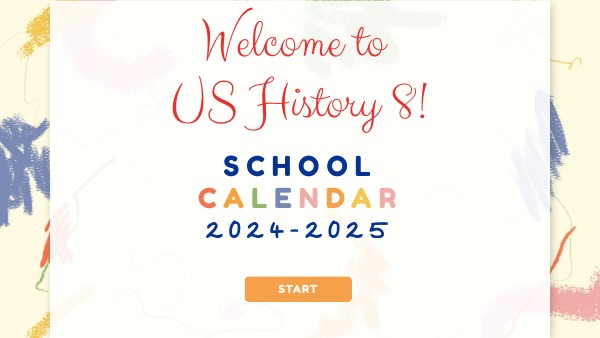 School calendar 24-25 | Genially