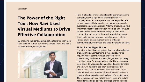 CASE - Appropriate Virtual Medium