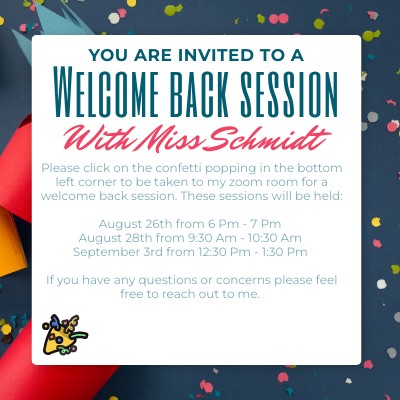 Welcome Back 2024-25 | Genially