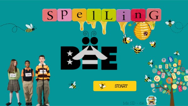 6è Ms SD SPELLING BEE 2024-25 | Genially