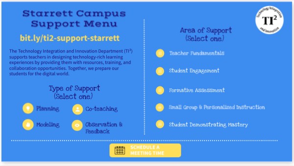 Starrett Campus Support Menu | Genially