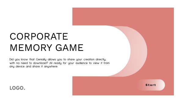 Working memory game | Genially