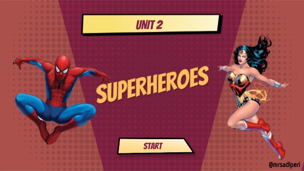 5e UNIT 2 - SUPERHEROES | Genially