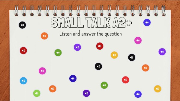 Small talk A2+