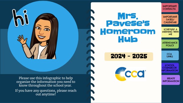 Homeroom Hub Mrs. Pavese 24.25
