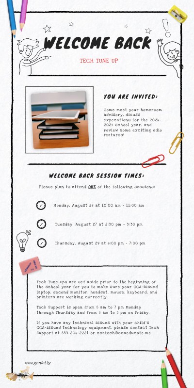 Welcome Back Session