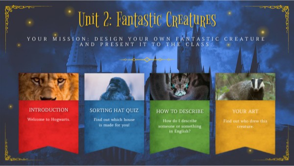 Unit 2 5e: Fantastic Creatures | Genially