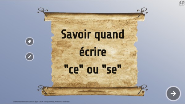 LECON 07 - Ecrire ce ou se