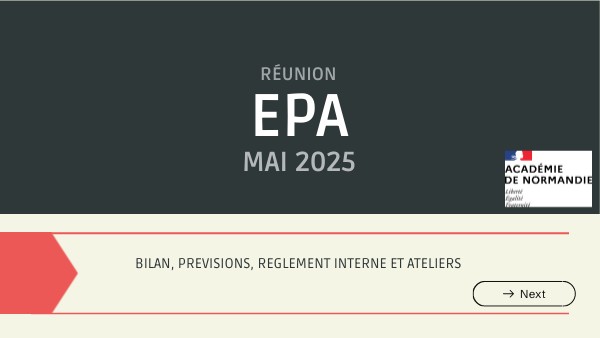 Réunion EPA 18 mai | Genially
