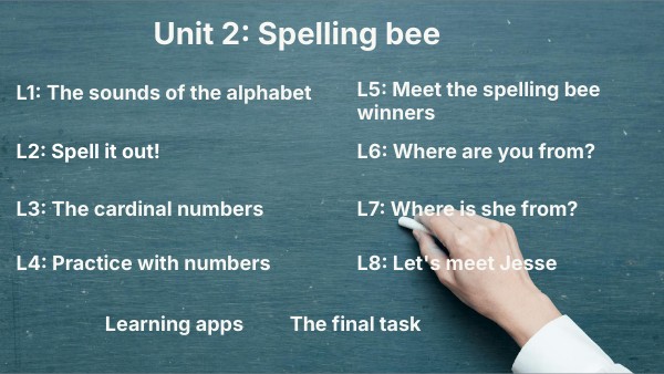 Unit 2 Spelling bee