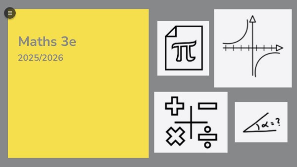 Classe maths 3e 2025/2026 | Genially