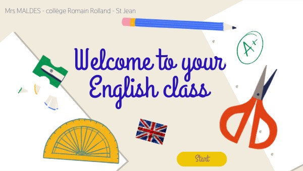 3ème - séance d'accueil 2024-2025 | Genially