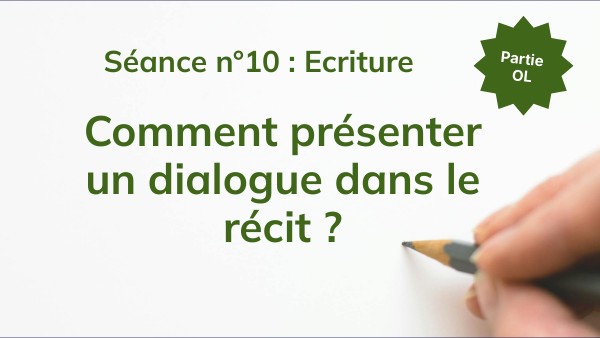 Présenter un dialogue | Genially