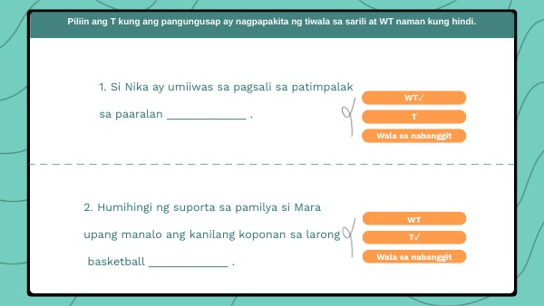 PAGTITIWALA SA SARILI | Genially