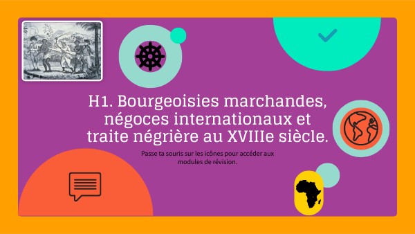 H1 - Bourgeoisie, traite négrière | Genially