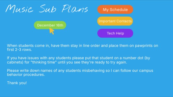 SUB PLANS