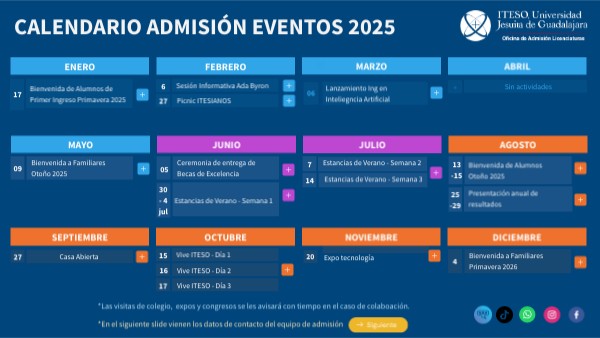 Calendario Coordinadores | Genially