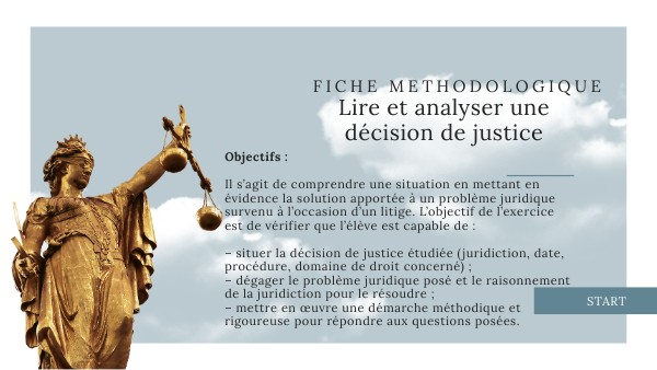 Méthodologie décision de justice