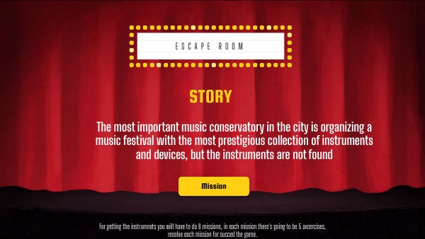 Escape Room Musical | Genially