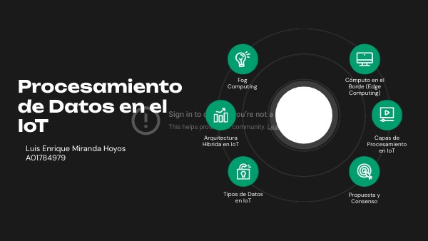 Procesamiento de Datos en el IoT